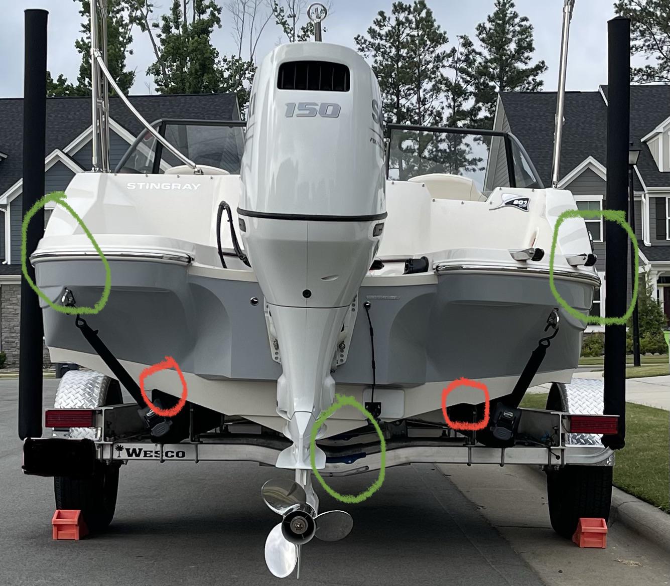How to Properly Strap Down Your Boat on a Trailer - Hallberg Marine