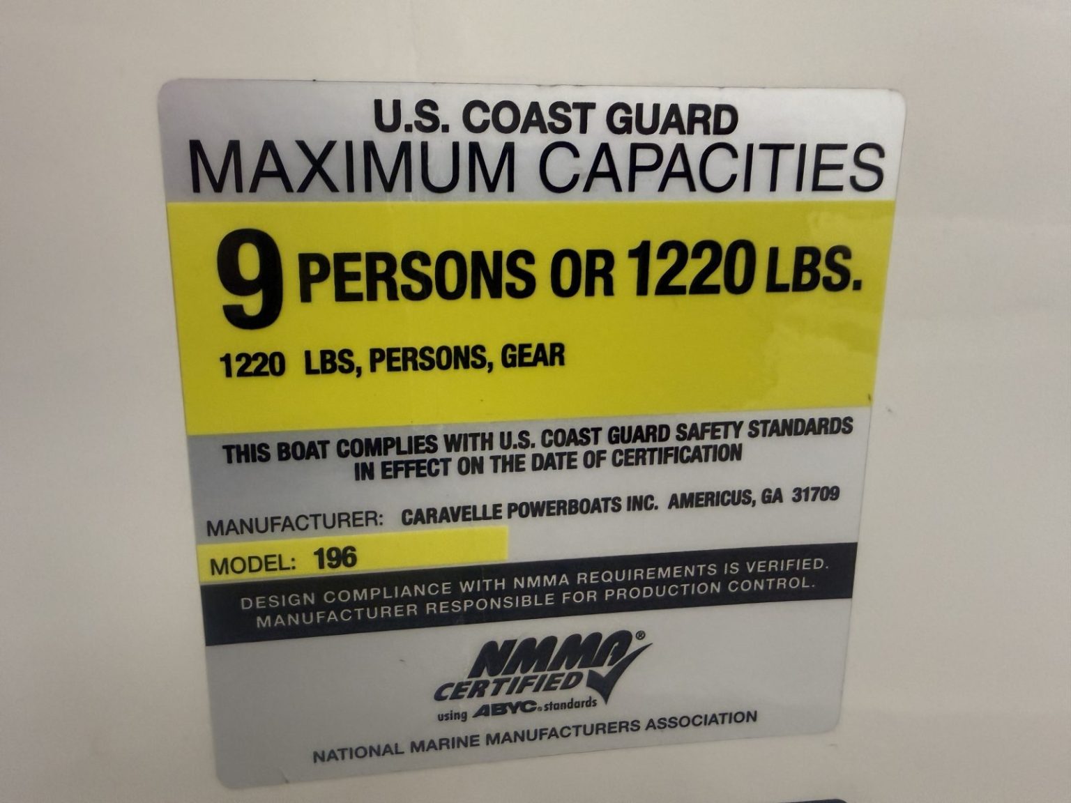 2008 Caravelle 196 - Hallberg Marine